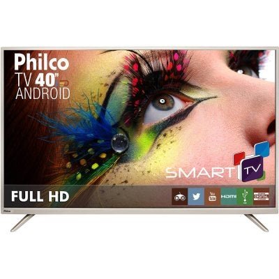 Smart TV LED 40 Polegadas Philco Ph40F10Dsgwac Full Hd com Conversor ...