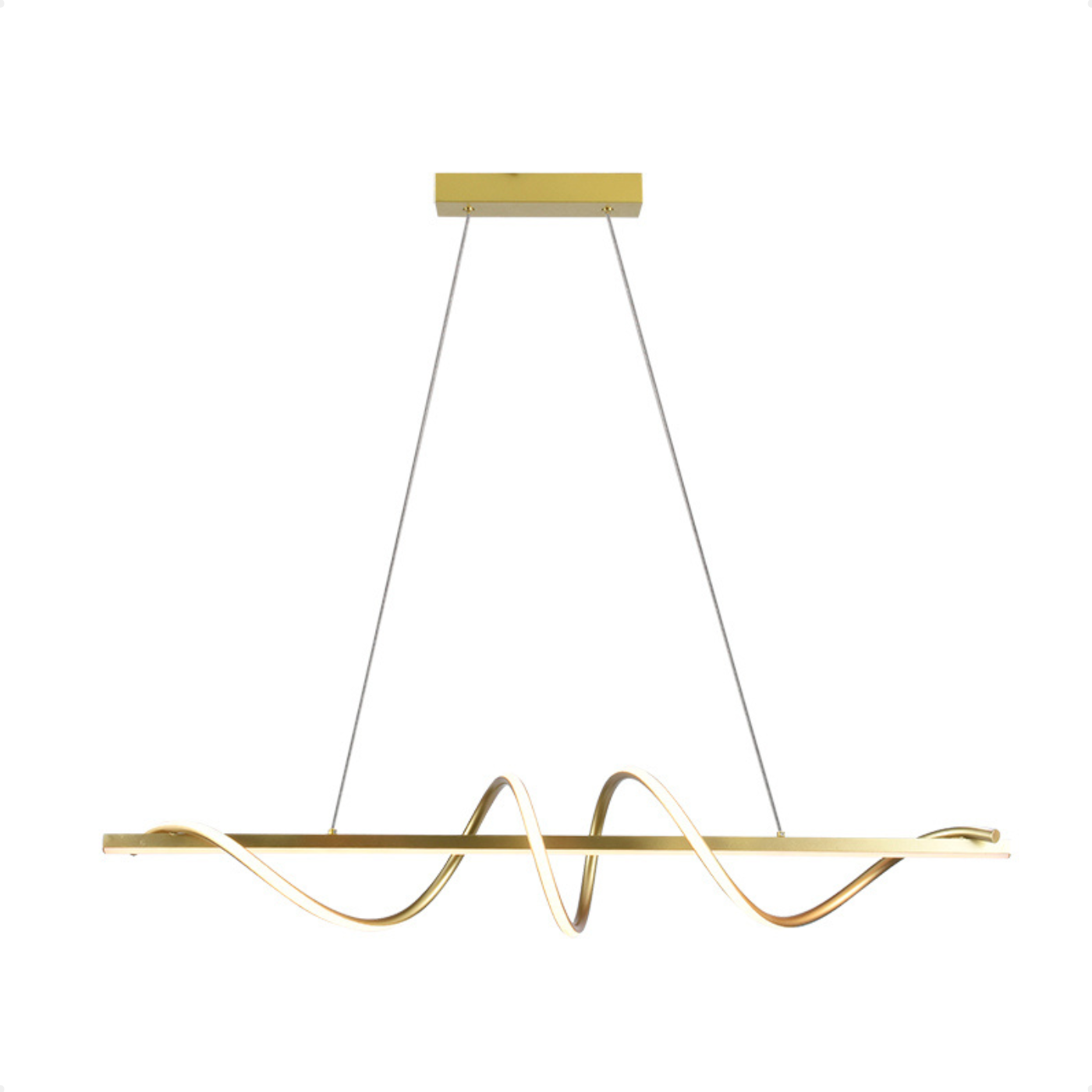 Pendente Led Moderno Taschibra Union 38w Luz Quente 3000k Bivolt Ouro ...