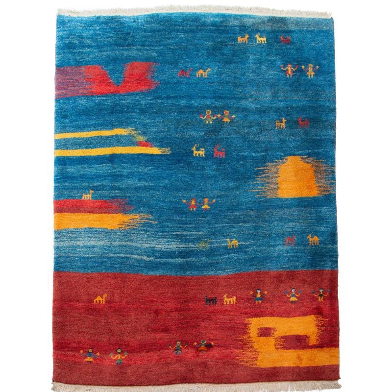 Tapete Gabbeh Artesanal 2,03x2,77 Persas / Artesanais | MadeiraMadeira