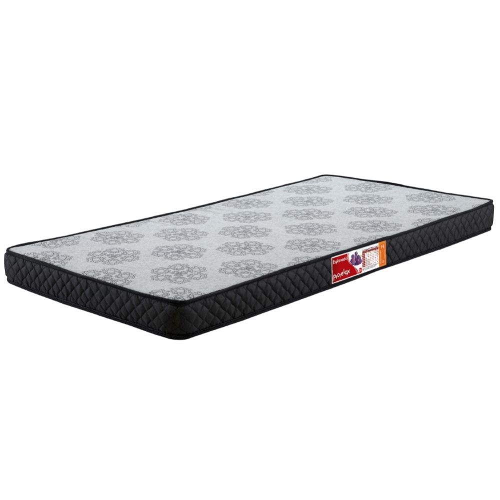 Colchão Solteiro Espuma D20 Esplanada 78x188x12cm Preto | MadeiraMadeira