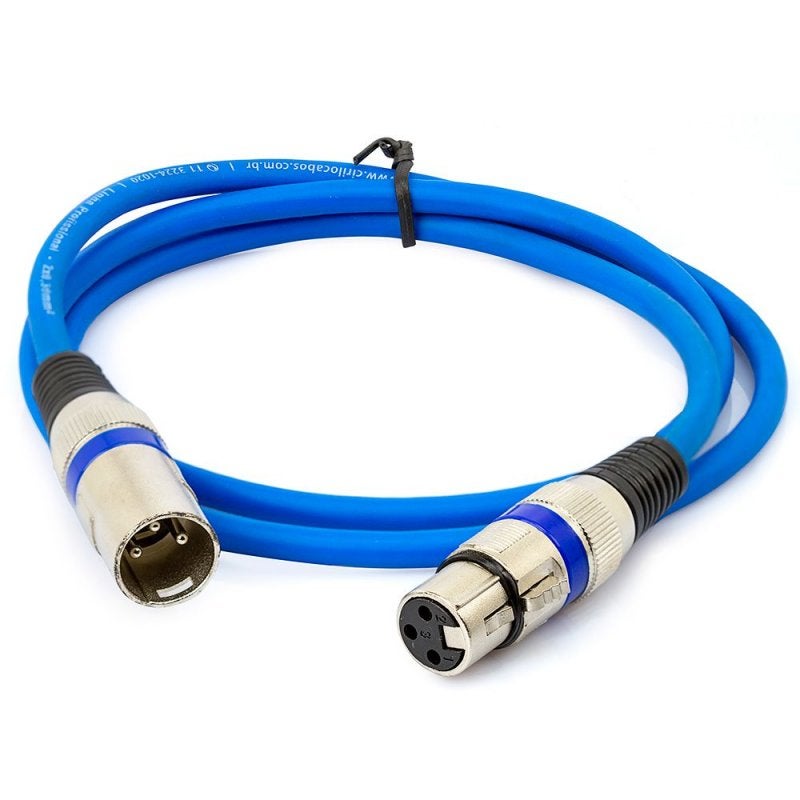 Cabo Canon Macho x Fêmea Balanceado Azul Azul 15m | MadeiraMadeira