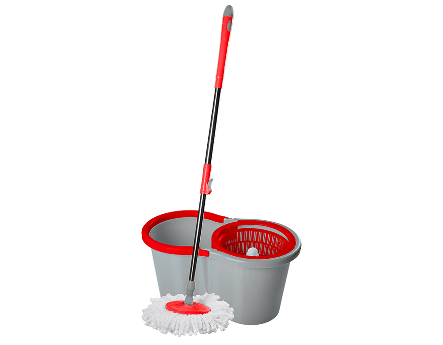 Mop Esfregão Giratório com Balde e Refil - Limpeza Eficiente ...