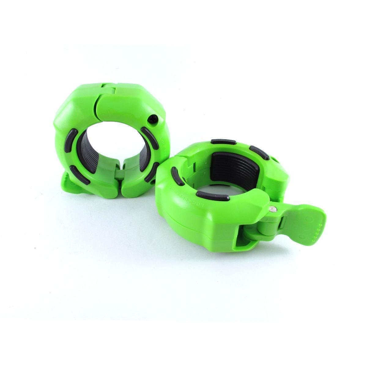 Presilha Barra Olímpica Cross Lpo Lock Press 1 Par Verde | MadeiraMadeira