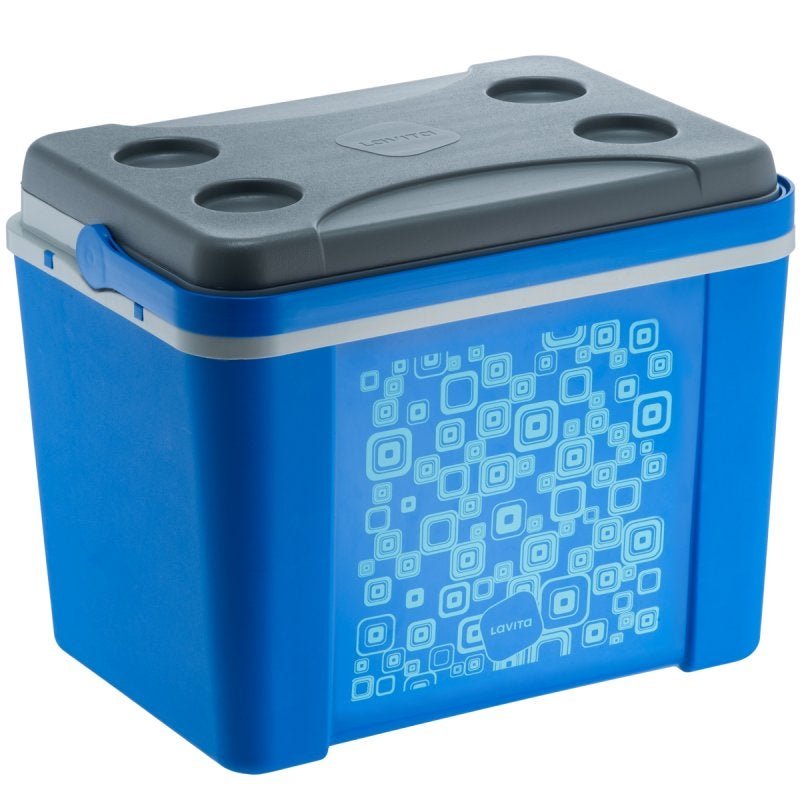 Caixa Térmica 34 Litros Para Bebida Cerveja Alimento Gelo Azul Color ...