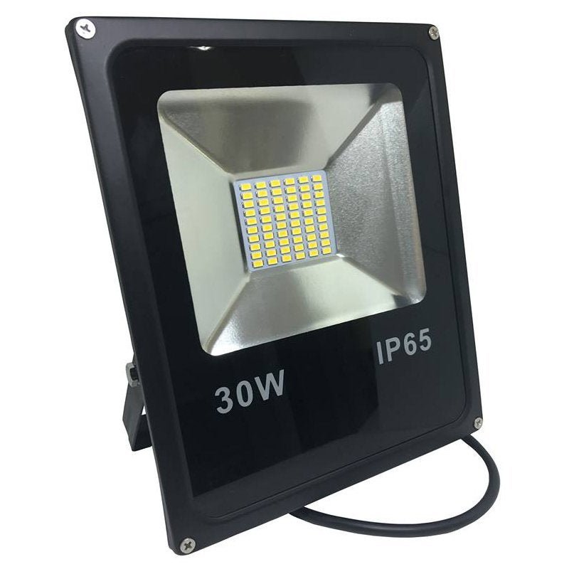 Refletor Led Branco Frio SMD 30W Prova D'água Bivolt Kit 10 | MadeiraMadeira
