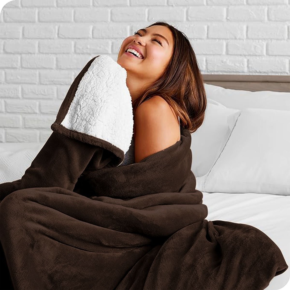 Edredom Sherpa Cobertor e Coberdrom Casal Queen Dupla Face Grosso ...