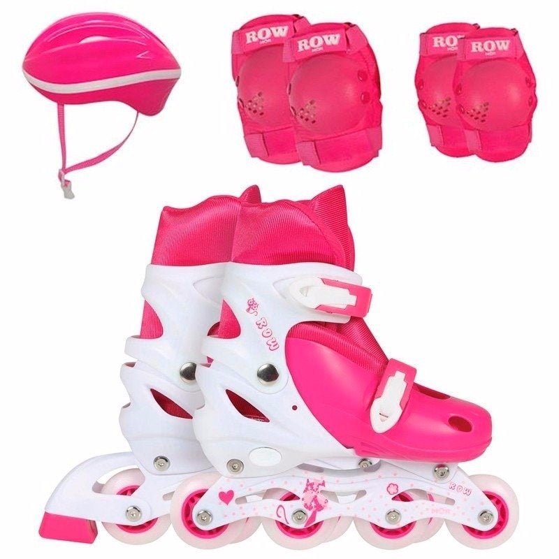Kit Roller Infantil Com 4 Peças Ajustável Tamanho 35 Ao 38 Mor ...