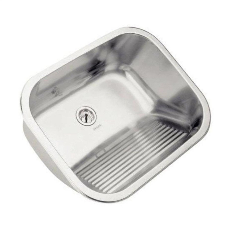 Tanque Tramontina em Inox Acetinado 50x40cm 94400/107 | MadeiraMadeira