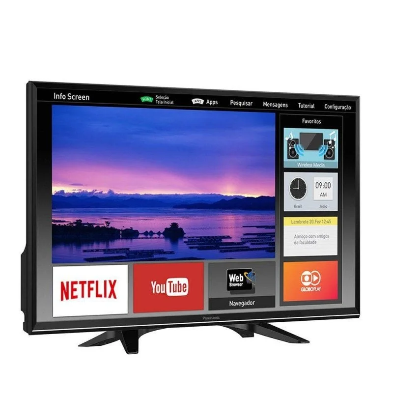 TV LED Panasonic 32 Polegadas 32Es600B Smart, Wifi, USB, HDMI ...