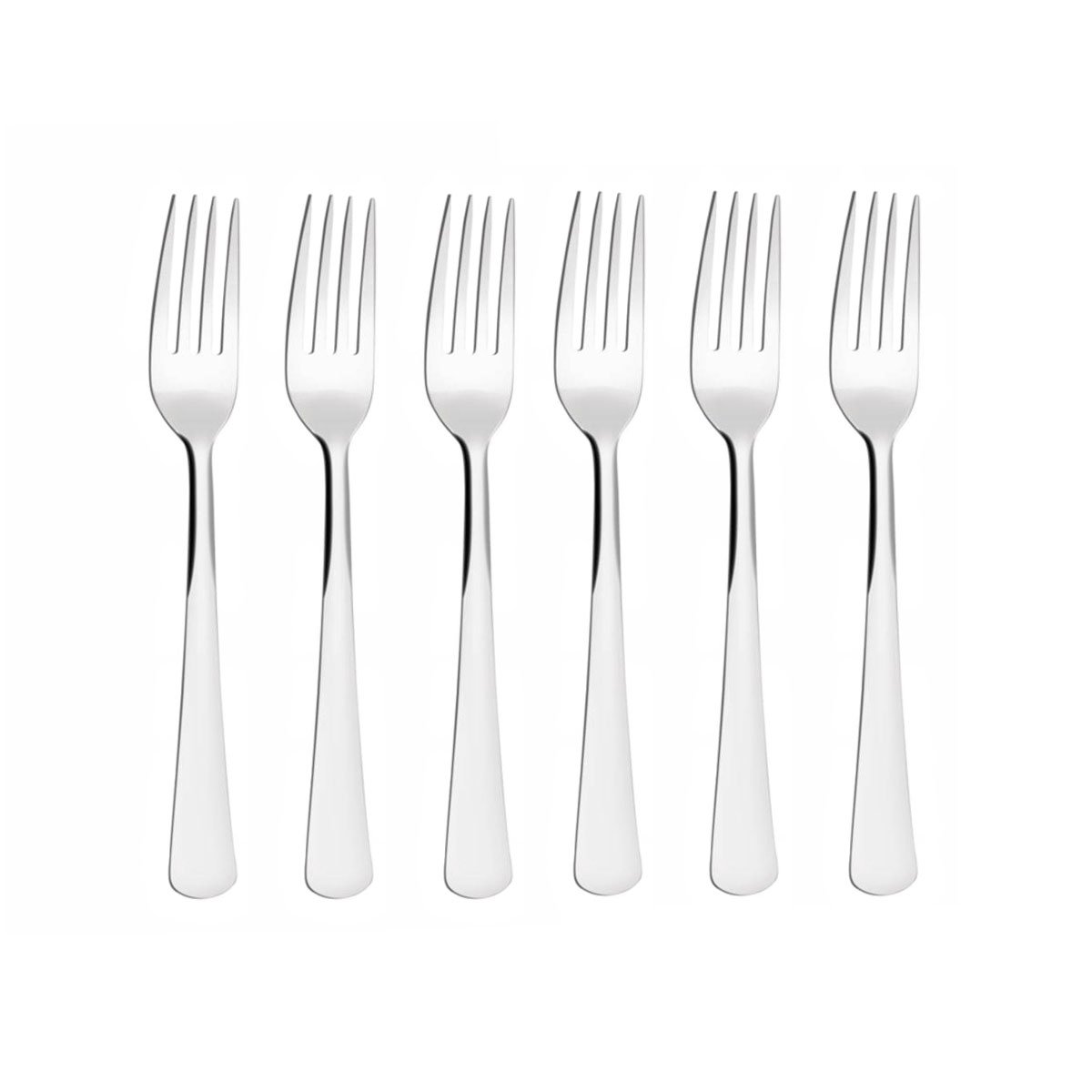 Garfo de Mesa Aço Inox Talheres Restaurante Buffet 6un | MadeiraMadeira