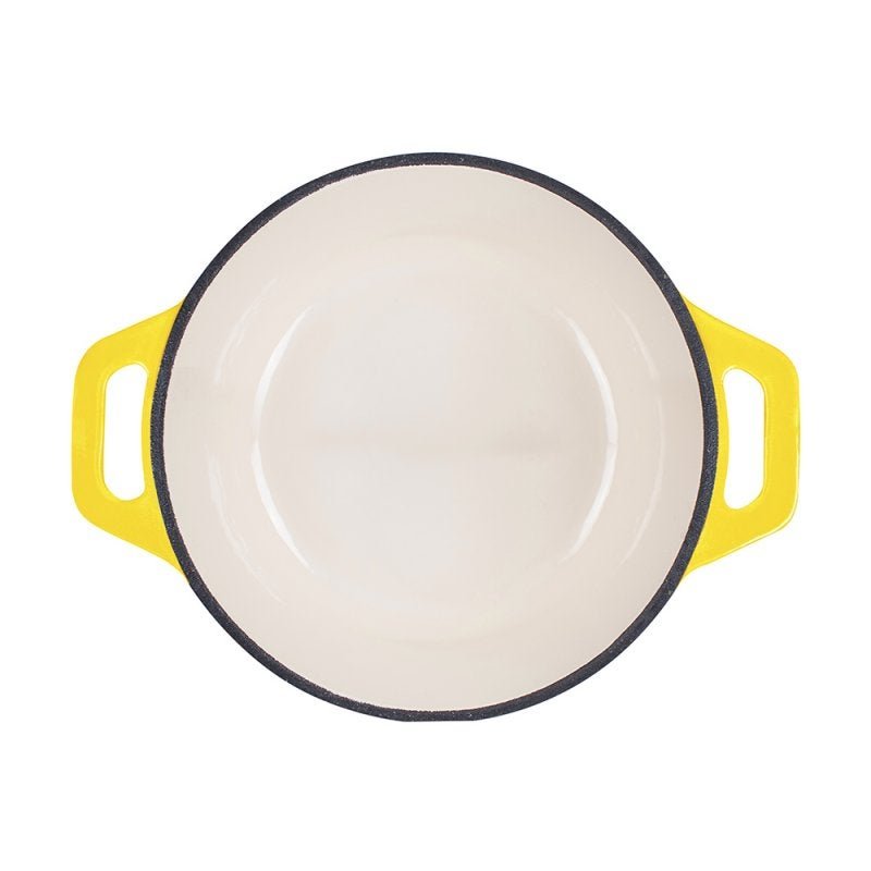 Panela de Ferro Fundido Esmaltada Redonda 24 Cm - Stex Cookware - 4,0 ...
