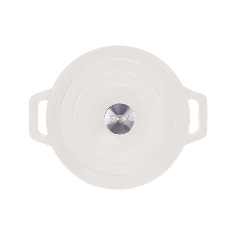 Panela de Ferro Fundido Esmaltada Redonda 21 Cm - Stex Cookware ...