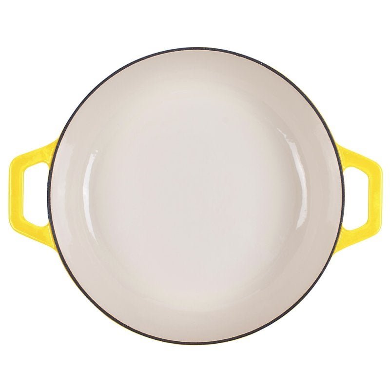 Panela Buffet de Ferro Fundido Esmaltada - Stex Cookware - Amarela ...