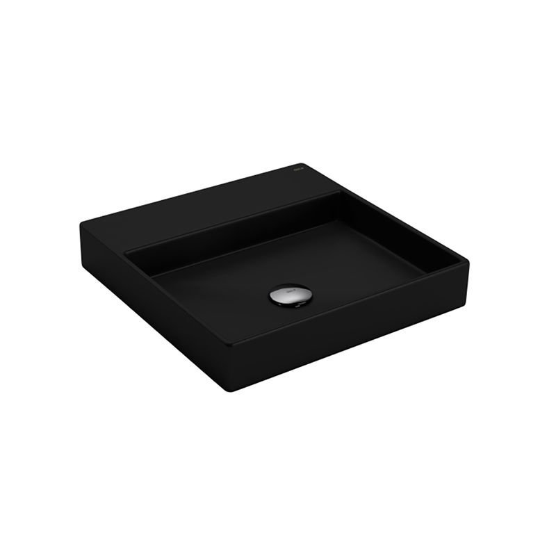 Cuba de Sobrepor Deca 40x40 L.129.94 Quadrada Ébano Fosco | MadeiraMadeira