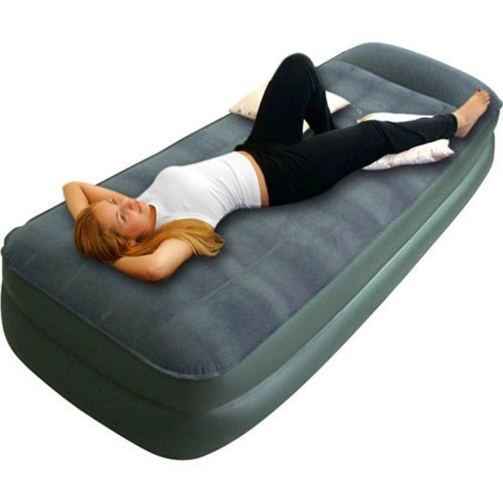 Colchão Inflável Solteiro Aveludado - Nautika | MadeiraMadeira