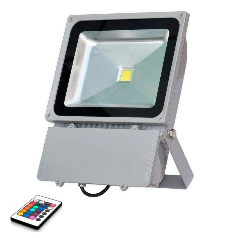 Refletor de Led RGB 100w Real | MadeiraMadeira