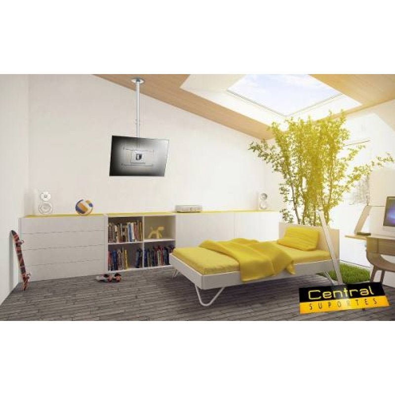 Suporte com Inclinação de Teto para TVs LCD/Led/Plasma/3D de 26 Até 55 ...