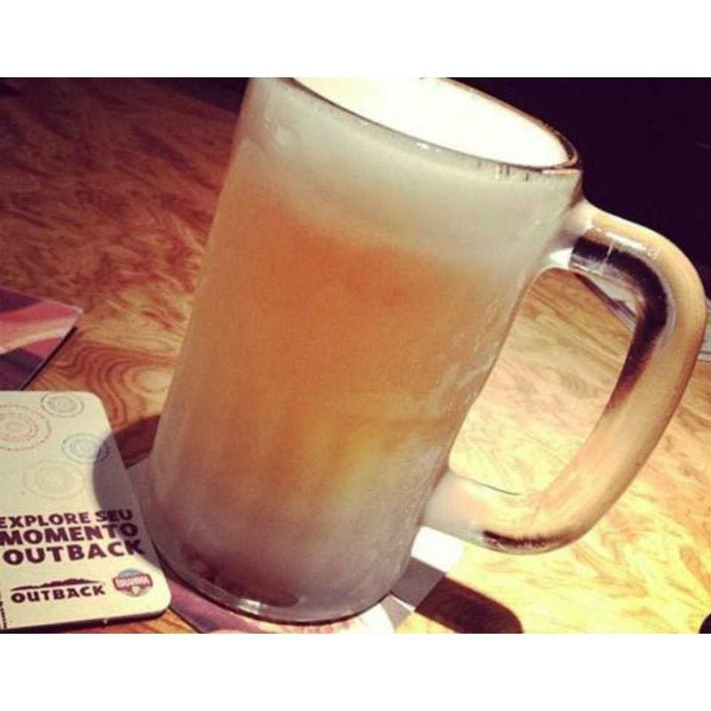Coleção 4 Canecas de chopp - 2 Outback 355ml e 2 Madero 355ml ...