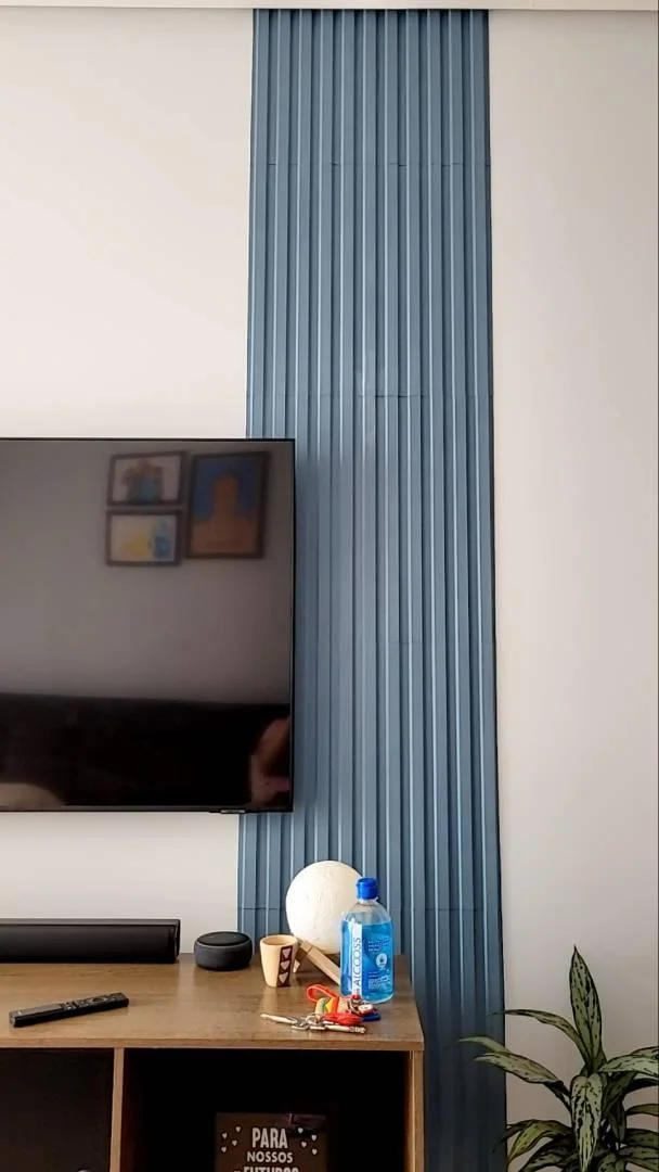 Placas 3d Ripa Poliestireno 50x50cm 0.5mm - Fácil Instalação ...