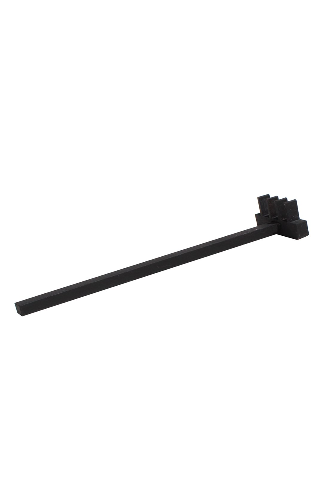 Kit 10 Ancinho De Madeira Mini Rastelo MDF Preto Jardim Zen ...