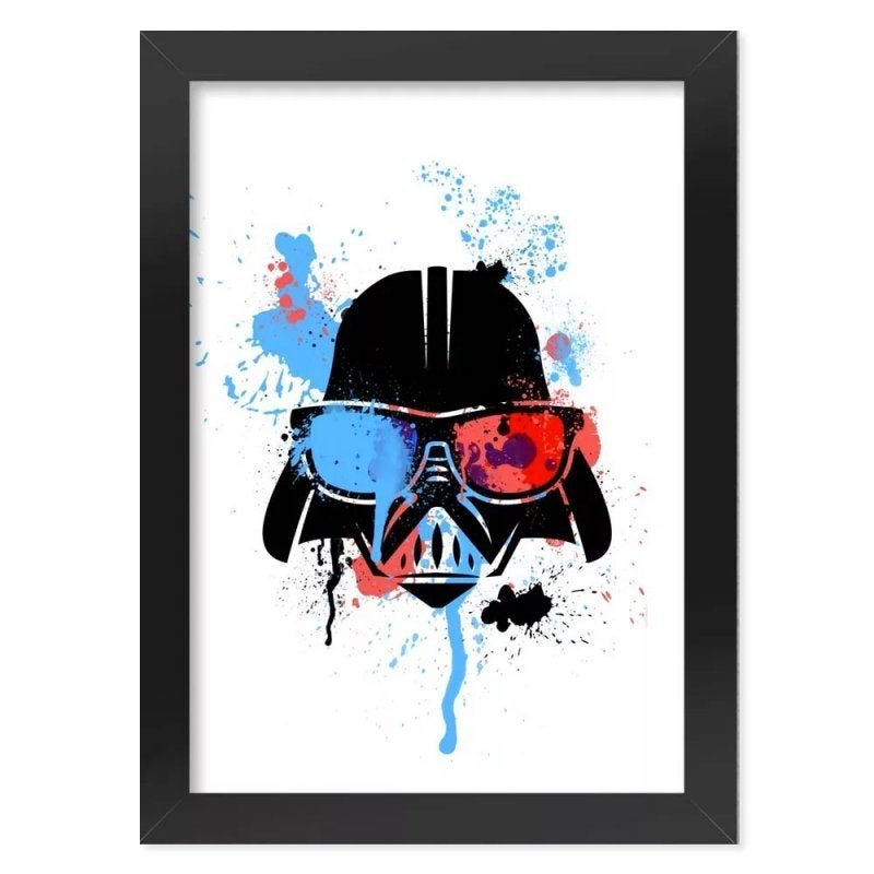 Pôster com Moldura Geek Side - Vader | MadeiraMadeira