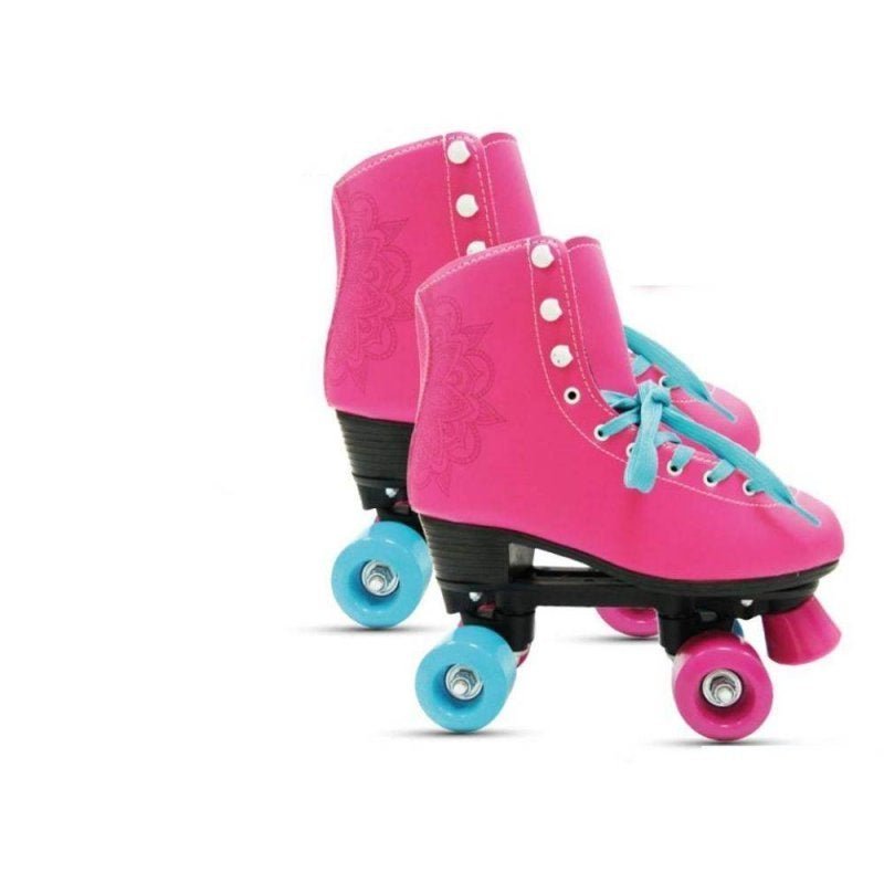 Patins Clássico 4 Rodas rosa Tamanho 40 - DM Radical | MadeiraMadeira