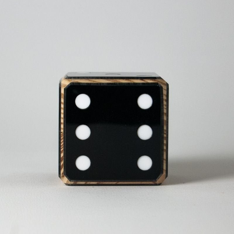 Decoração Dado Grande Preto | MadeiraMadeira