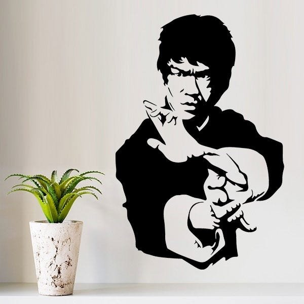 Adesivo de Parede Bruce Lee 2 - EG 88x58cm | MadeiraMadeira