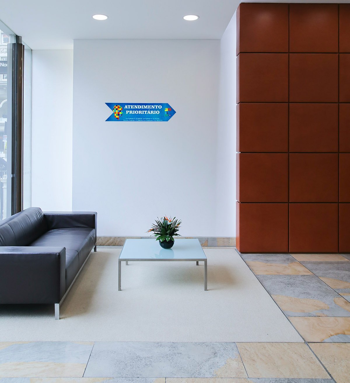 Kit Placas de Atendimento Prioritário para Autistas Personalizadas ...