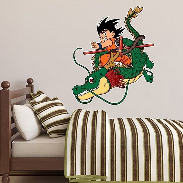 Adesivo de Parede Dragon Ball Shenlong EGoku - M 66x55cm | MadeiraMadeira