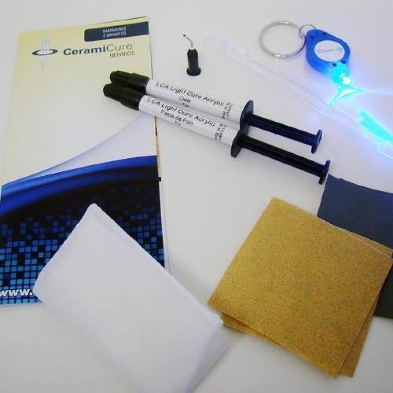 Kit para Pequenos Reparos Granito e Mármore Ceramicure | MadeiraMadeira