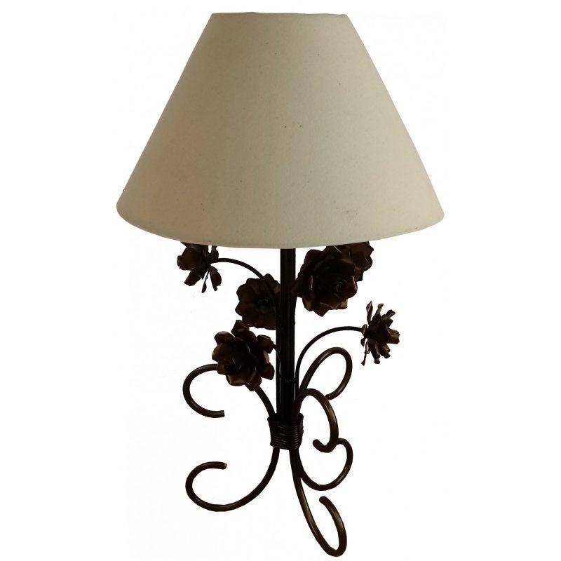 Abajur Quarto de Casal Rustico com Flores Colorido Iluminação Simples ...