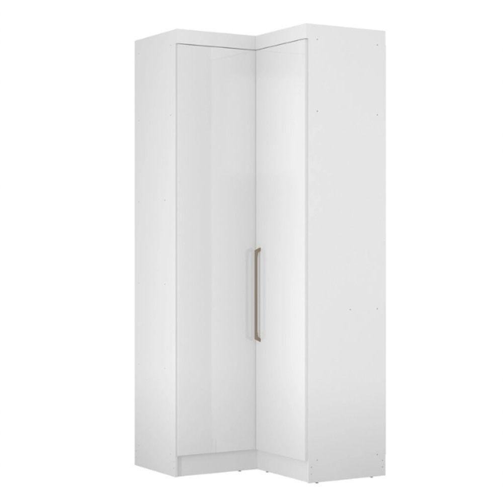 Armário De Canto L 2p Módena Modulado 78200 Branco Demóbile ...