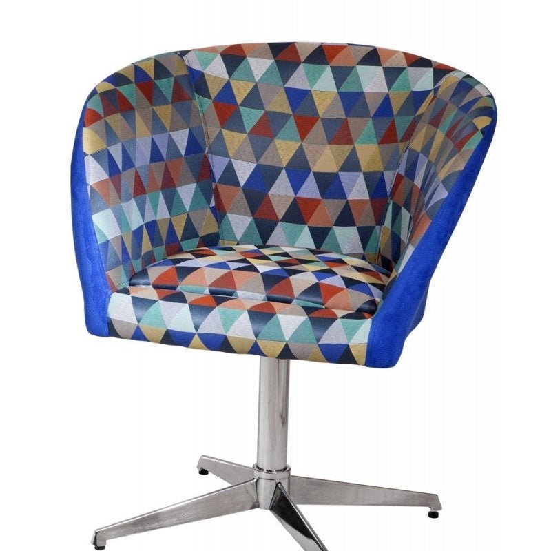 Poltrona Afrodite - 2040-1015 Cromada Giratoria | MadeiraMadeira