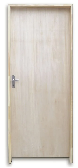 Porta Lisa para Pintura Batente Ecologico 09 - Fechadura Simples ...