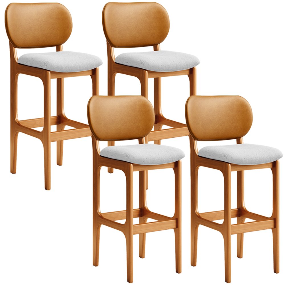 Kit 4 Banquetas Alta Bar Cozinha Jantar Betta L02 Imbuia Couríssimo ...