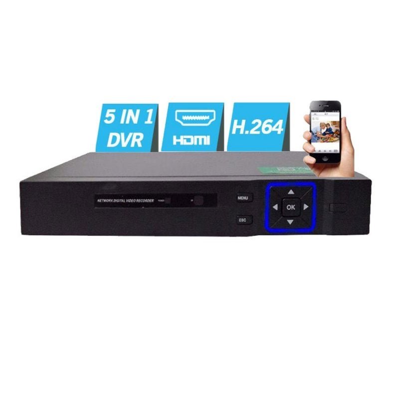 Dvr 4 Canais Full HD - 5x1 HDTVI - HDCVI - AHD - ANALÓGICO e IP - 1080N ...