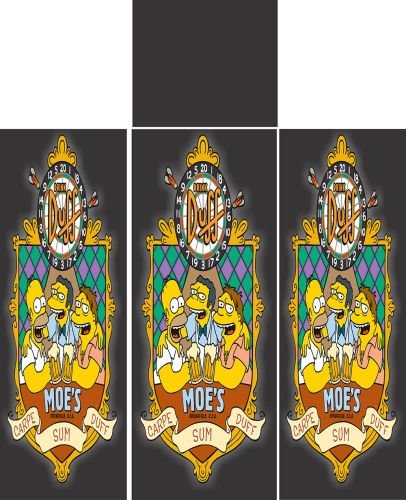 Adesivo Geladeira Envelopamento Simpsons Moe | MadeiraMadeira