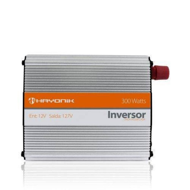 Inversor de Onda Modificada 12Vdc/127V USB 300W Hayonik | MadeiraMadeira