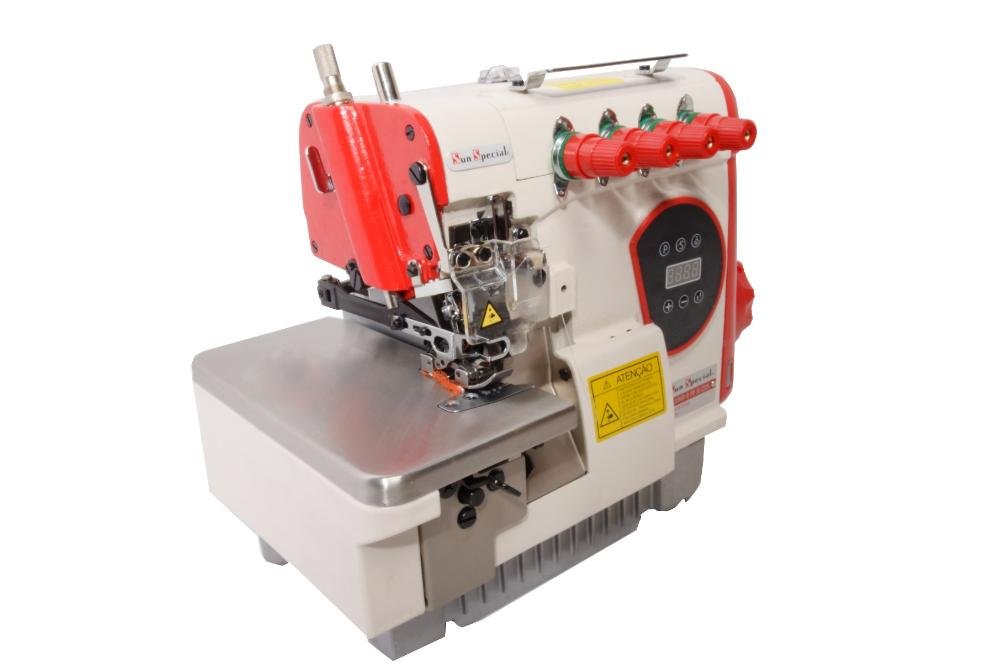 Máquina Costura Interlok Industrial com Control Box Acoplado 220v SS95 ...