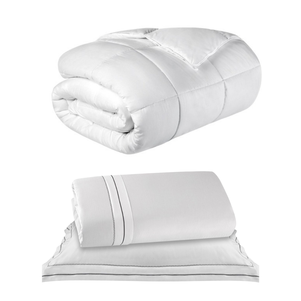 Kit Duvet Capa de Edredom Casal 300 Fios + Recheio | By The Bed - W ...