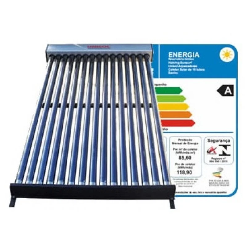 Kit Aquecedor Solar Boiler 200 Litros Coletor Vácuo 15 Tubos ...