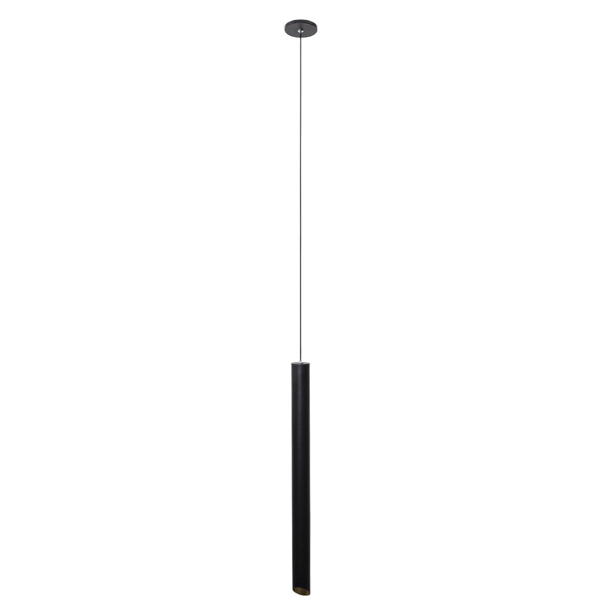 Luminária De Teto Pendente Tubo Cilindro Chanfrado Cabeceira ...