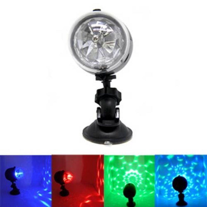 Globo Strobo De LED Cristal Magico Luzes Coloridas RGB 3W (W168 ...