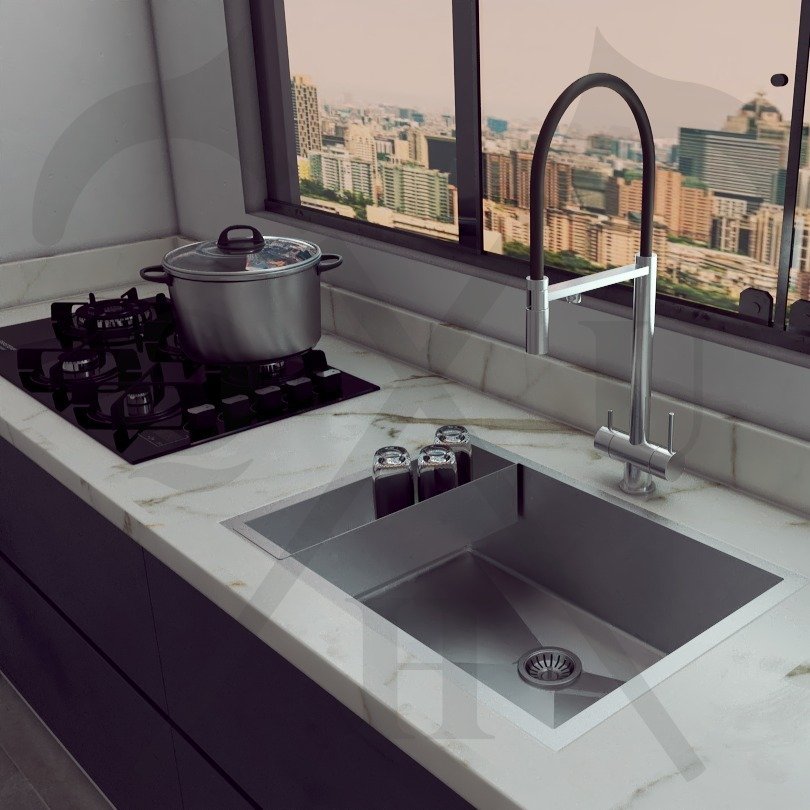 Cuba Inox 70x40 Com Escorredor Organizadora Cozinha Gourmet Technox ...