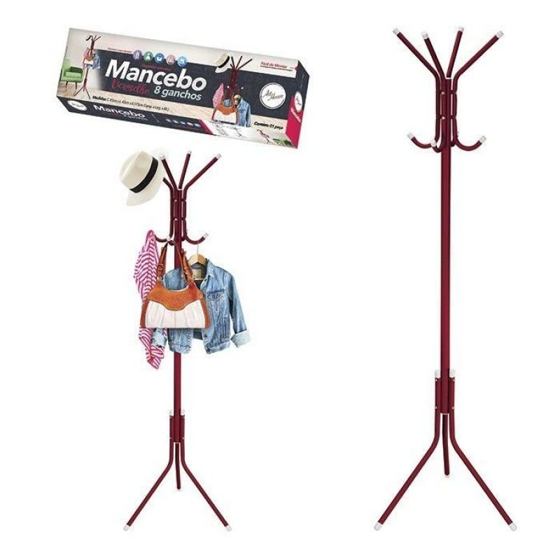 Mancebo Cabideiro de Ferro para Roupas 8 Ganchos Art House mancebo ...