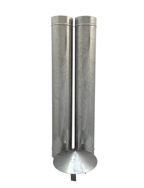 Kit Duto Galvanizado 1,20m Diâmetro de 130mm com Chapéu Chinês ...