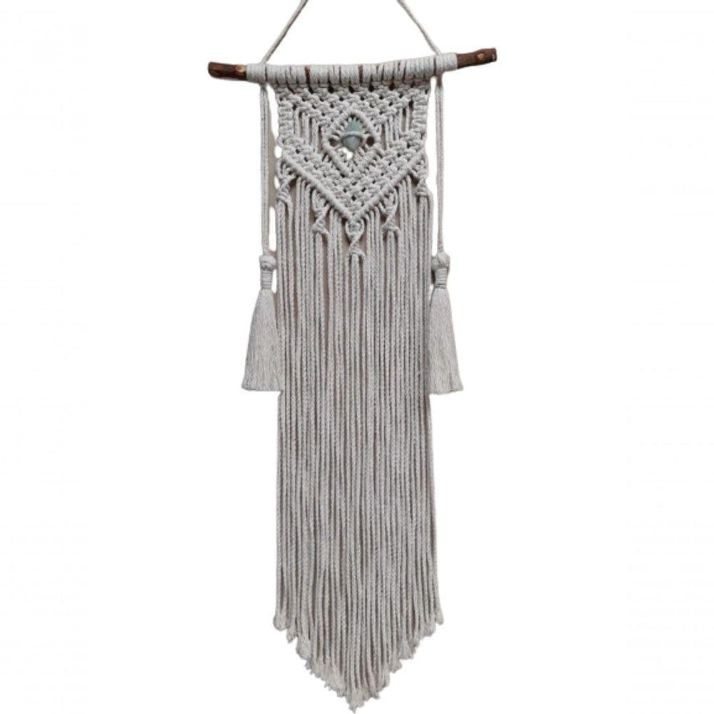 Painel Macramê Cru Zen | MadeiraMadeira
