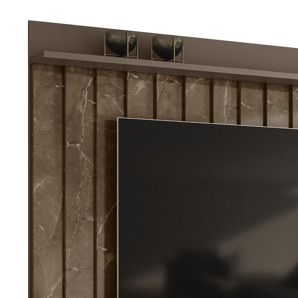 Painel Suspenso para Tv de até 75 Polegadasródape Imperial Sépia ...