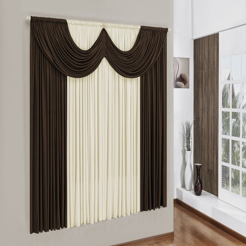 Cortina Paris 3,00m x 2,80m - MARROM | MadeiraMadeira